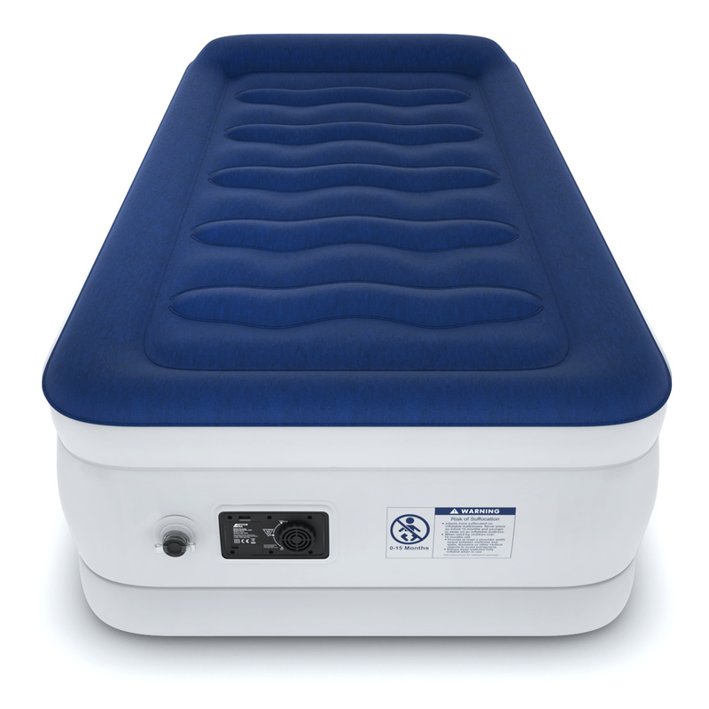 Luxury Single Air Bed – Navy/White | Free Delivery | Active Era