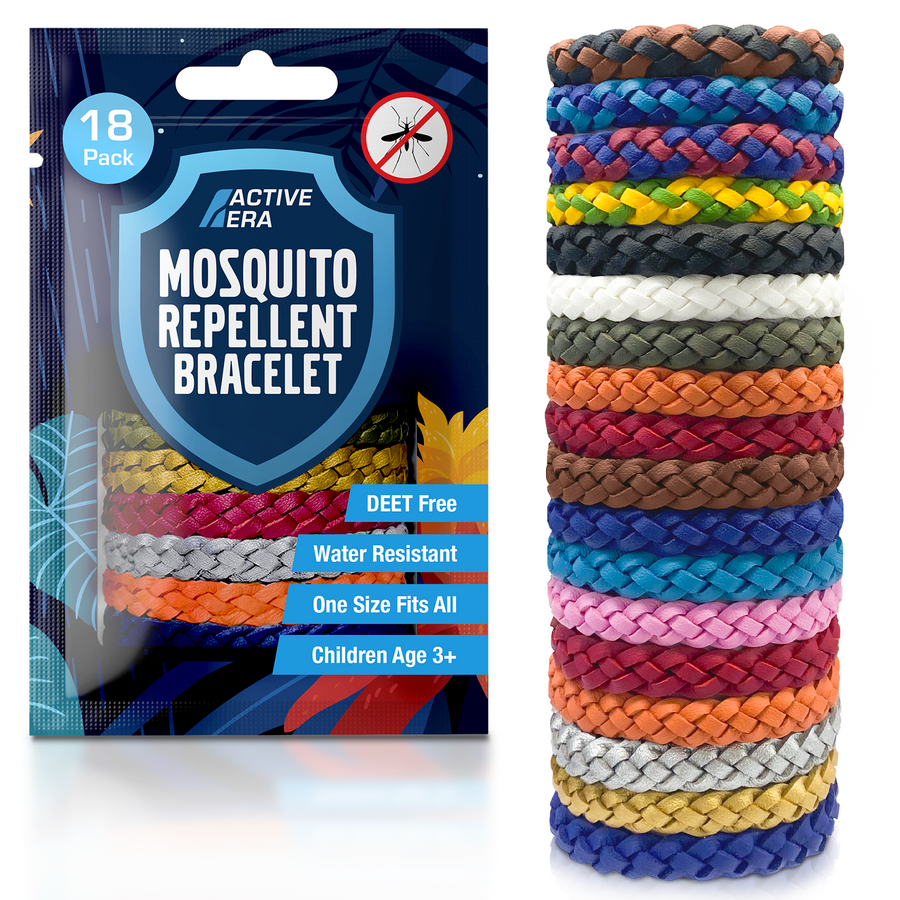 Explorer Mosquito Repellent Bands - 18 Pack with Assorted Colours ...