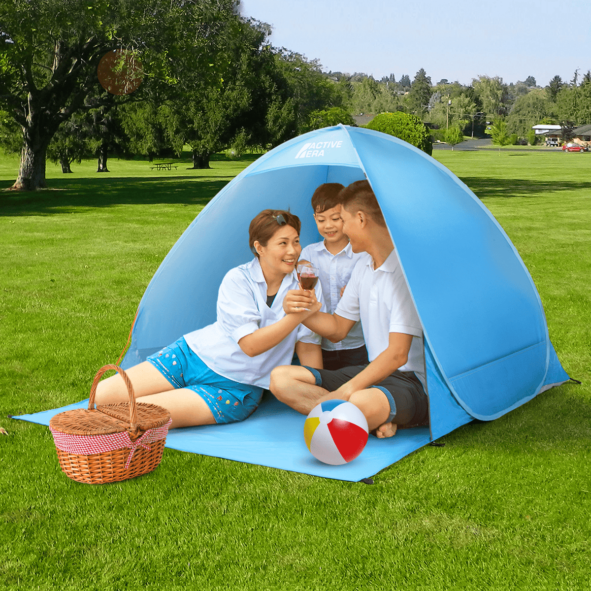 2 Person Beach Tent with UV Protection | Free Delivery | Active Era